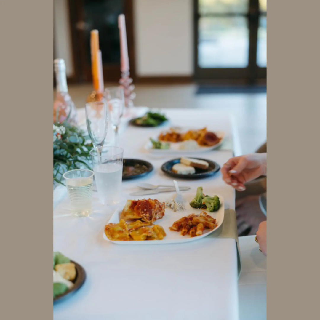 Bamboo Wedding Plates | Elegant Eco-Friendly Reception Dinnerware ...